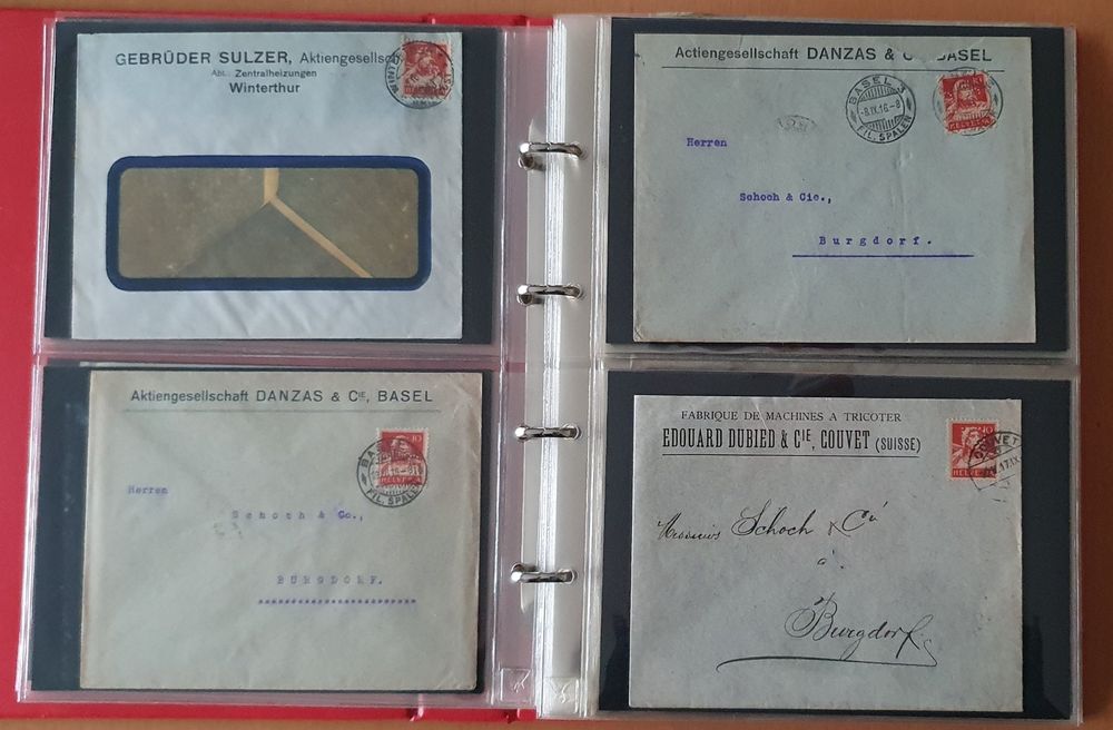 85 Perfin Briefe im Album (Gebraucht) in Kreuzlingen für CHF 380 – mit Lieferung auf Ricardo kaufen