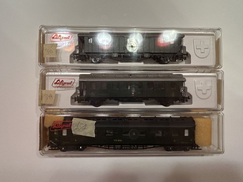 7 wagons Liliput HO | Kaufen auf Ricardo