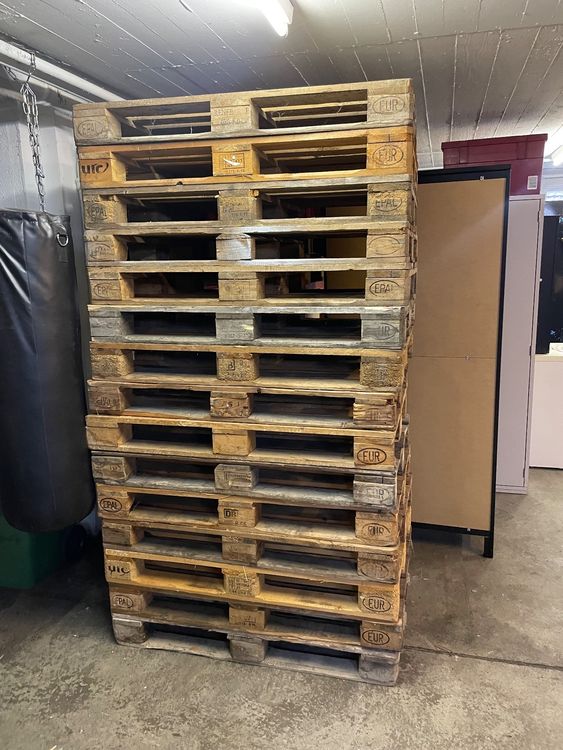 EPAL Euro Paletten Europaletten Paket mit 15 Stück (Gebraucht) in Safenwil für CHF 75 – nur ...