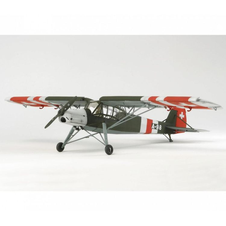 Tamiya 25158 – Bausatz Fieseler Storch Fi156C Swiss Air Forc (Neu und ...
