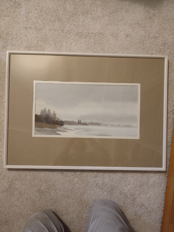 Aquarelle signée | Kaufen auf Ricardo