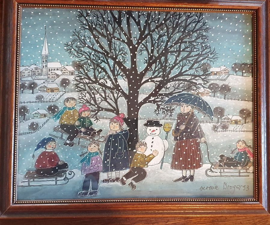 Original Bild von Verena Broger Appenzell Naive Malerei (Gebraucht) in Gersau für CHF 650 – mit ...