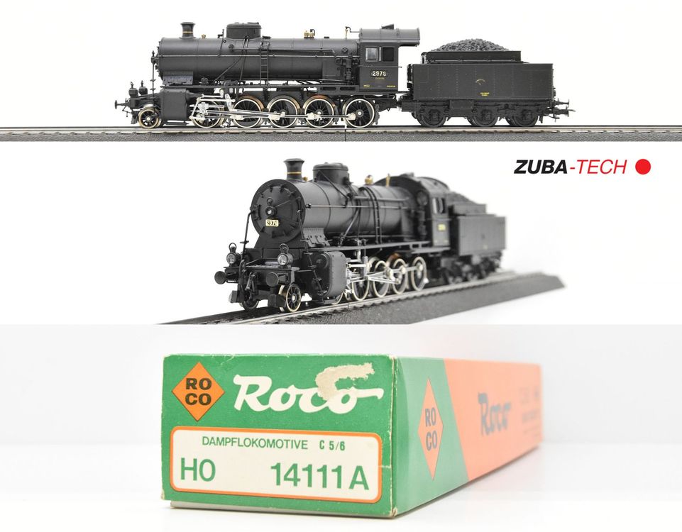 Roco 14111A Dampflok C 5/6 Elefant SBB H0 WS Analog mit OVP (Gebraucht ...
