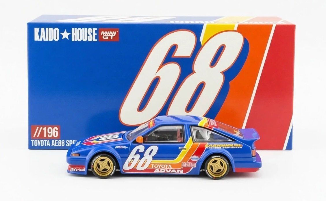 Toyota AE86 Sprinter Trueno Kaido Racing (Mini GT 1:64) (Neu und ...