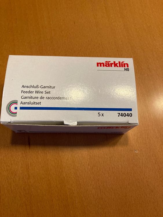 Märklin Anschluss-Garnitur Art.Nr.74040 (Neu und originalverpackt) in ...