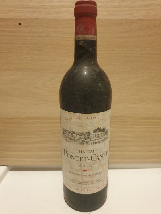 CHATEAU PONTET CANET 1977 (Neuf (Voir description)) à YVONAND pour CHF ...