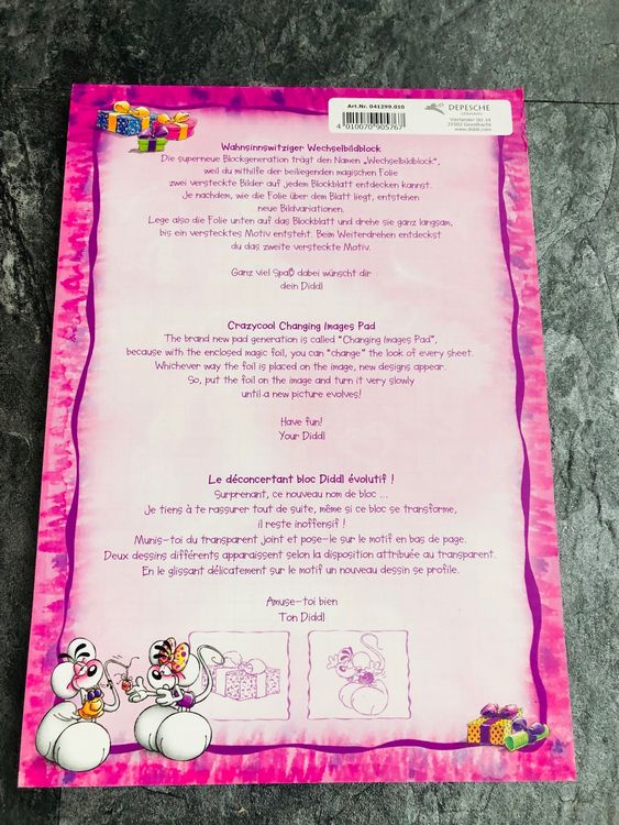 Diddl Block A5 Wechselbildblock NEU (Neu und originalverpackt) in ...