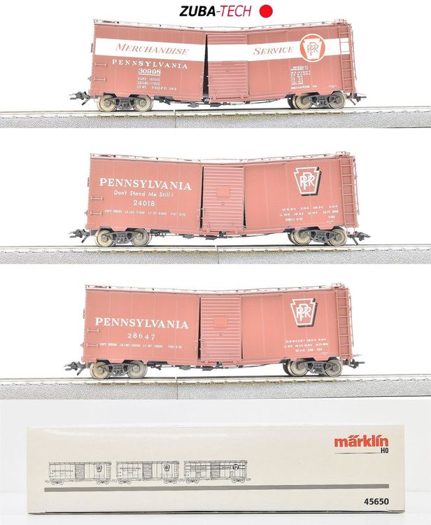 Märklin 45650 3x Box Car Pennsylvania H0 (Gebraucht) in St. Gallen für ...