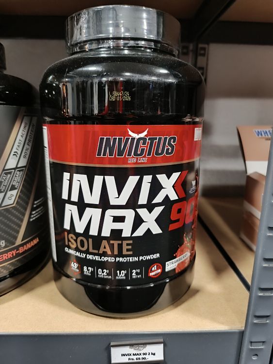 protéine isolate invix 2 kg fraise (Neu und originalverpackt) in ...