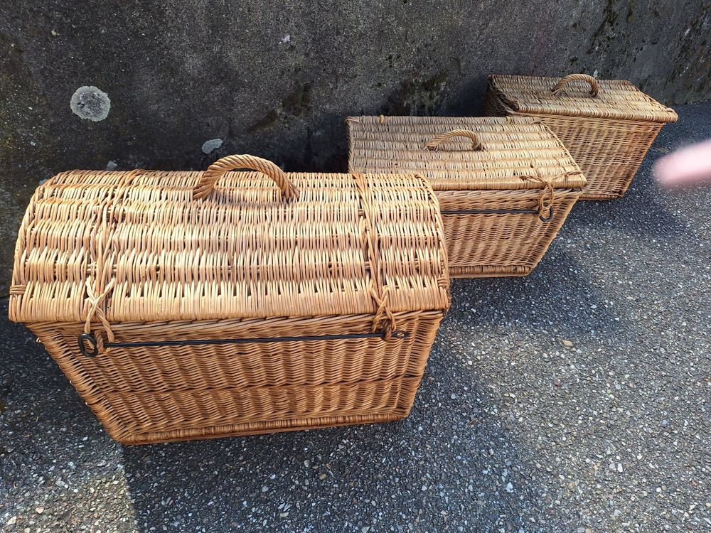 GARTENDEKO 3 KÖRBE MIT DECKEL (Gebraucht) in Huttwil für CHF 35 – nur ...