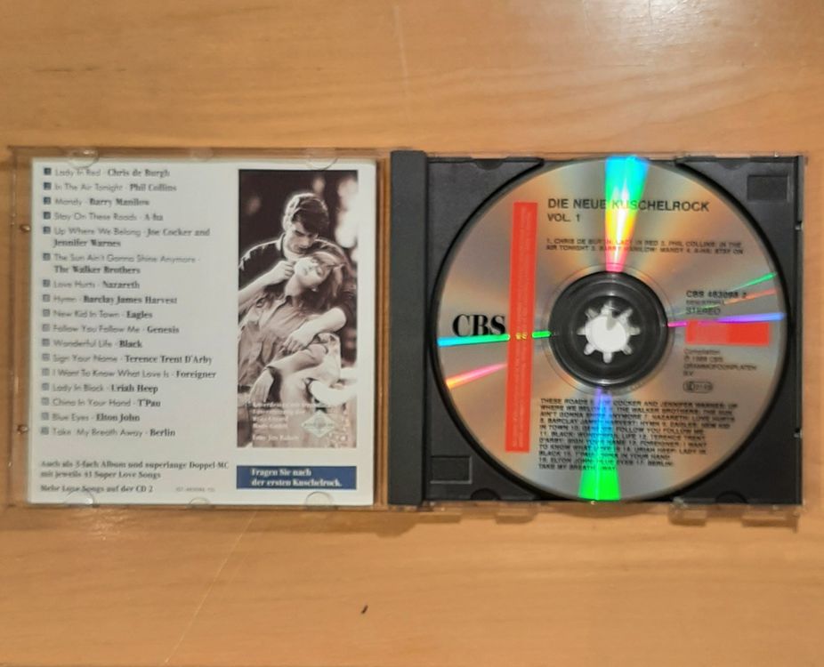 Kuschelrock 2, CD1 Bravo Kuschel Balladen Compilation 1989 (Gebraucht) in Schönenberg TG für CHF ...