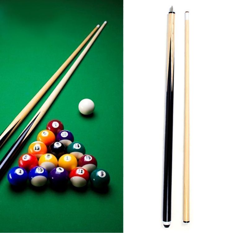 Billard Queue aus Holz 1/2 Billiard Cue 145cm mit Köcher (Neu (gemäss ...
