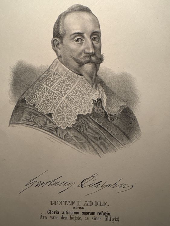 König Gustav II Adolf 1611-1632 Antike Lithographie (Gebraucht) in St ...