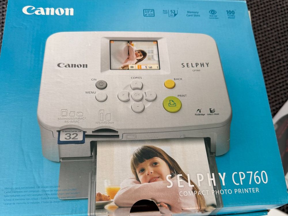 Compact Photo Printer Canon Selphy CP760 | Kaufen auf Ricardo