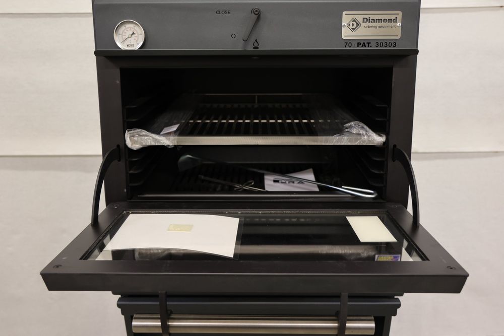 Diamond Profi-Ofen, neuwertig BBQ Holzkohlegrill CBQ 060 BK (Gebraucht ...