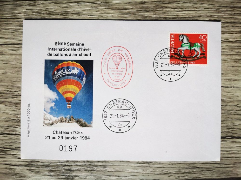TR01 Enveloppe + Timbre Suisse 1984 (Gebraucht) in Cousset für CHF 0.6 – mit Lieferung auf ...