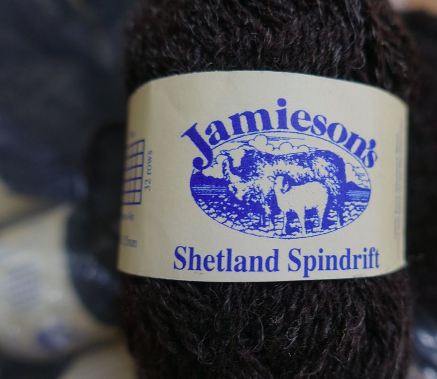 Jamieson's Shetland Spindrift Natural Black ca.240g (Neu und ...