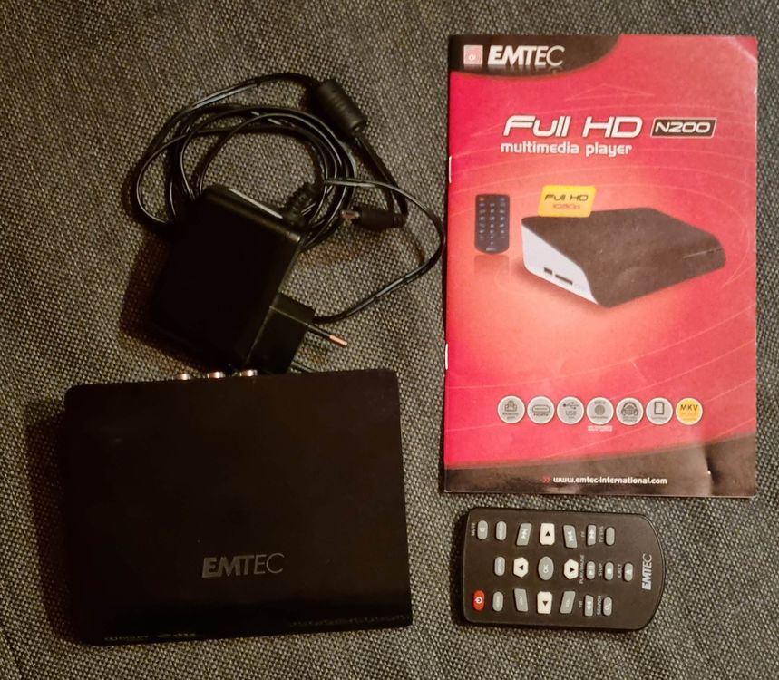 EMTEC Movie Cube N200 Full HD Multimedia Player | Kaufen auf Ricardo