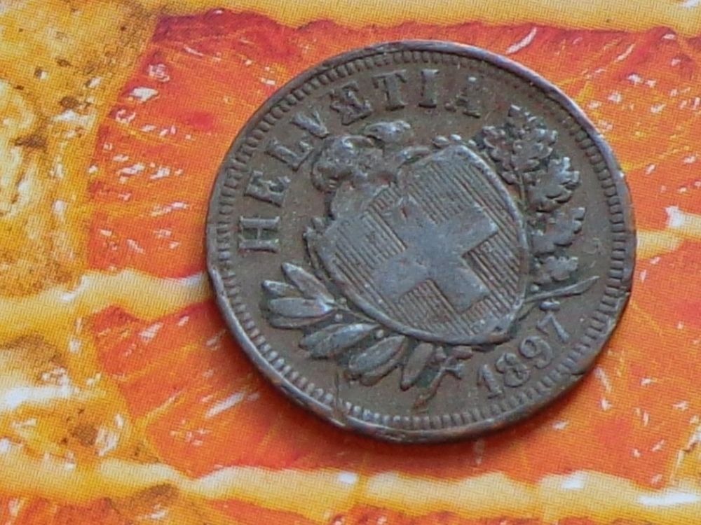 2 cts 1897 B - Rare (Gebraucht) in Pully für CHF 1 – mit Lieferung auf Ricardo kaufen