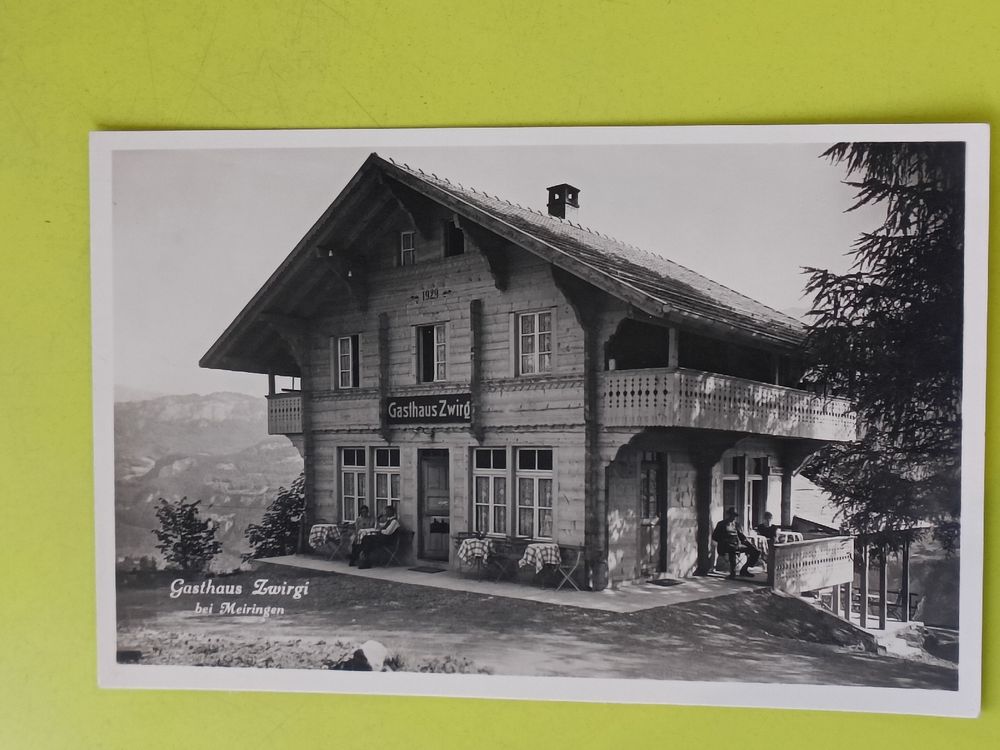 Photo Karte Gasthaus Zwirgi Bei Meiringen Kaufen Auf Ricardo