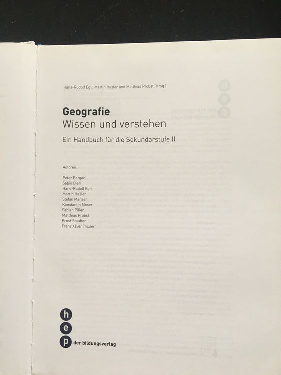 Geografie - Wissen und verstehen | Kaufen auf Ricardo