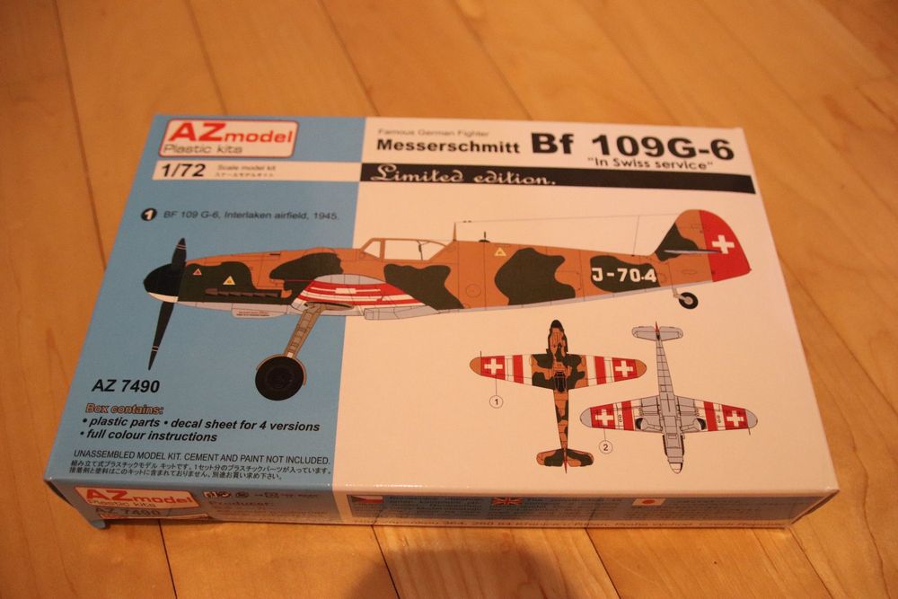 AZ Model 1:72 Messerschmitt BF-109C Swiss | Kaufen auf Ricardo