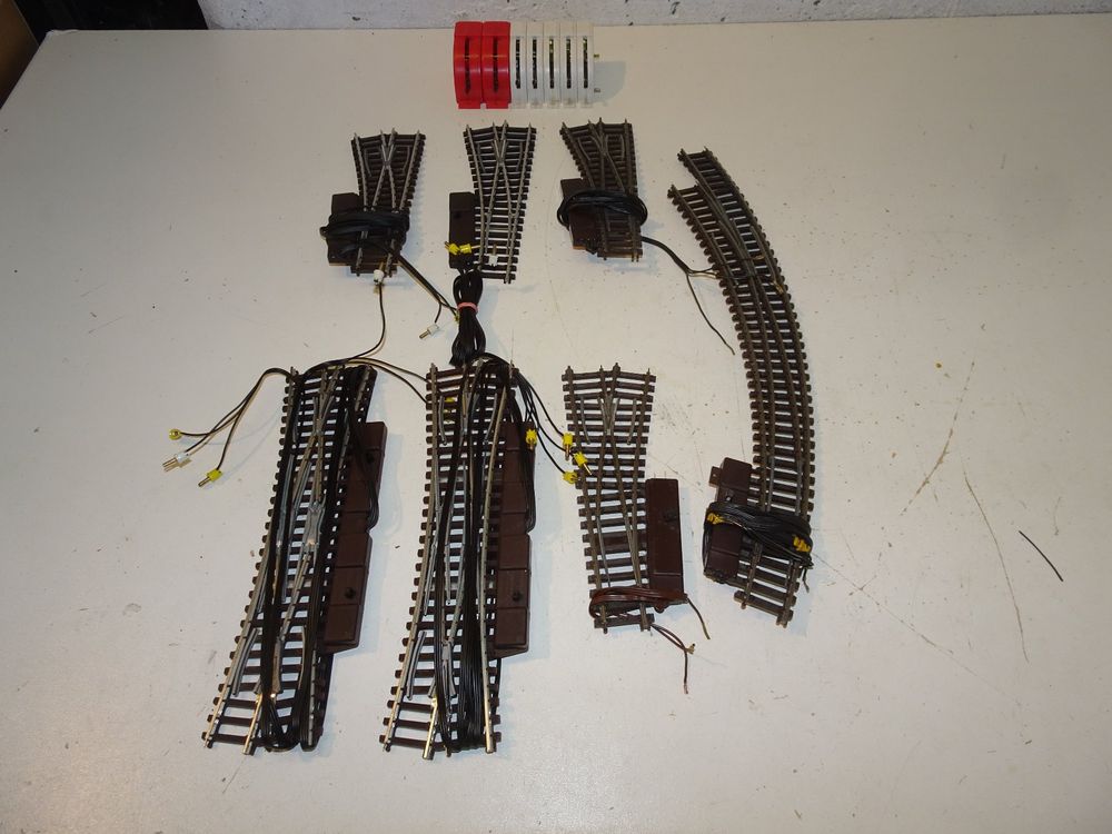 7 Kleinbahn Schienen Weichen elektrisch HO (Gebraucht) in für CHF 39.9 ...