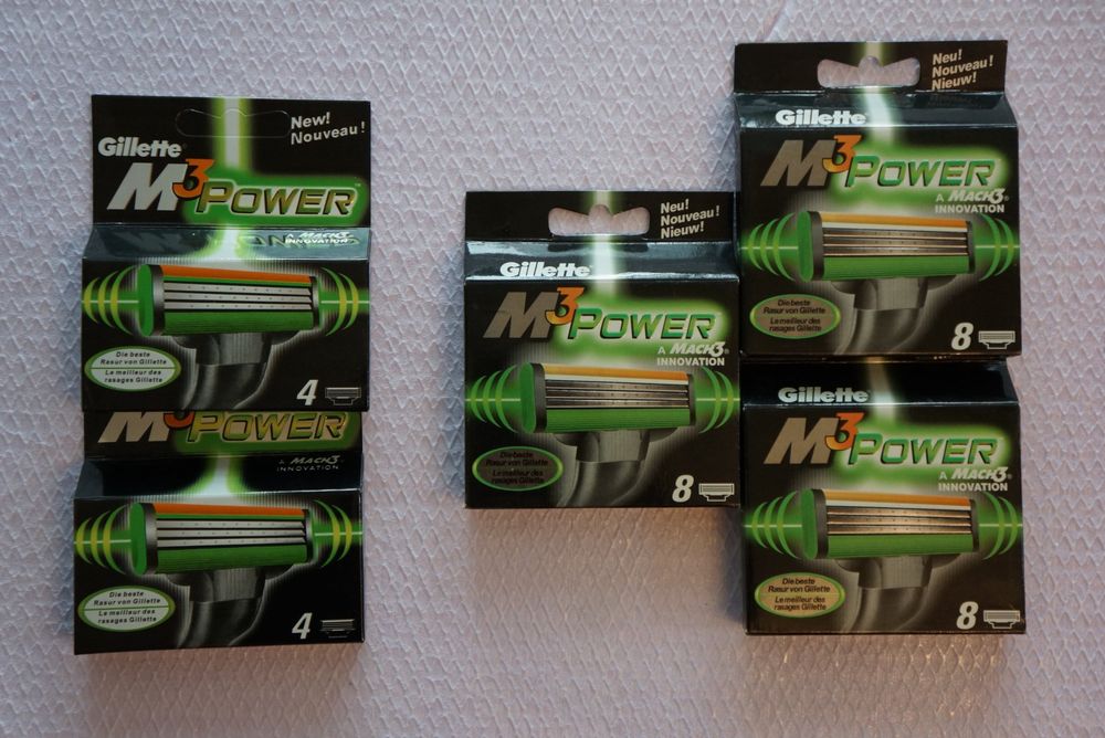 32.Stck.Klingen Gillette M3 POWER | Kaufen auf Ricardo