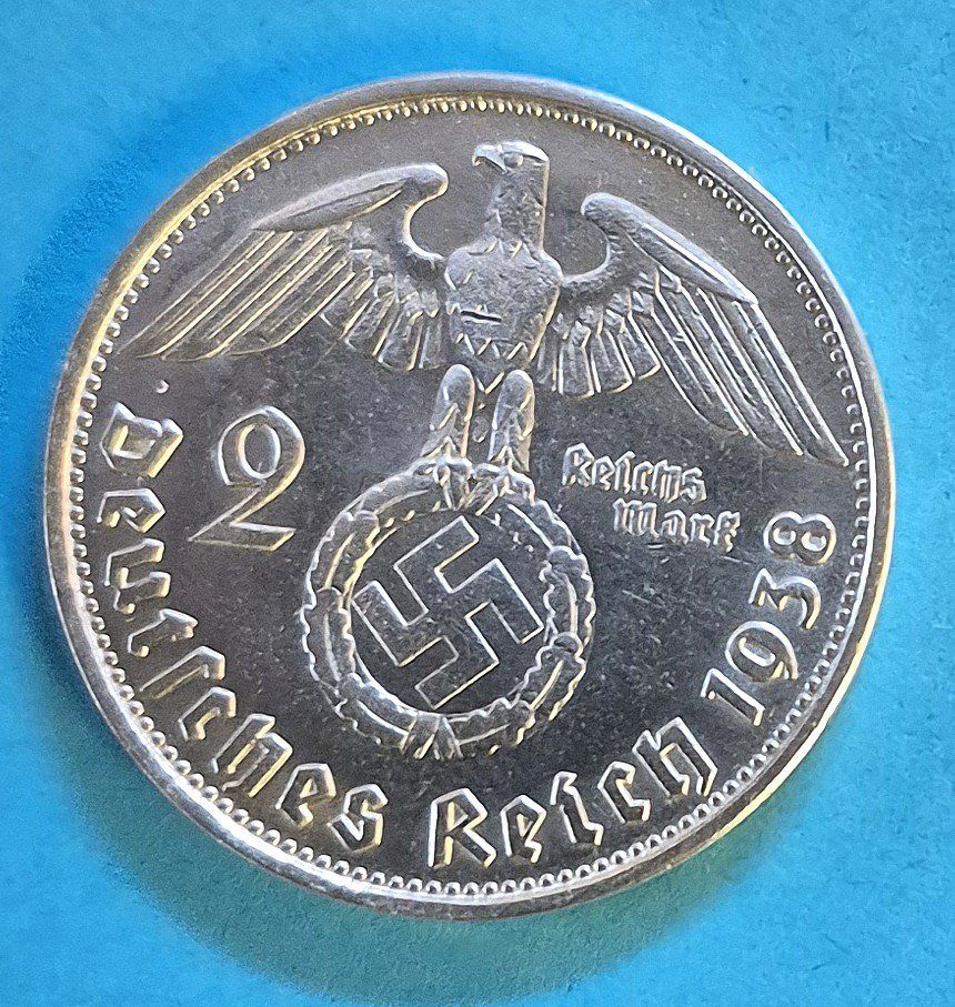 2 ReichsMark 1938 B (Wien) Silber "Nazi-Deutschland" (Gebraucht) in ...