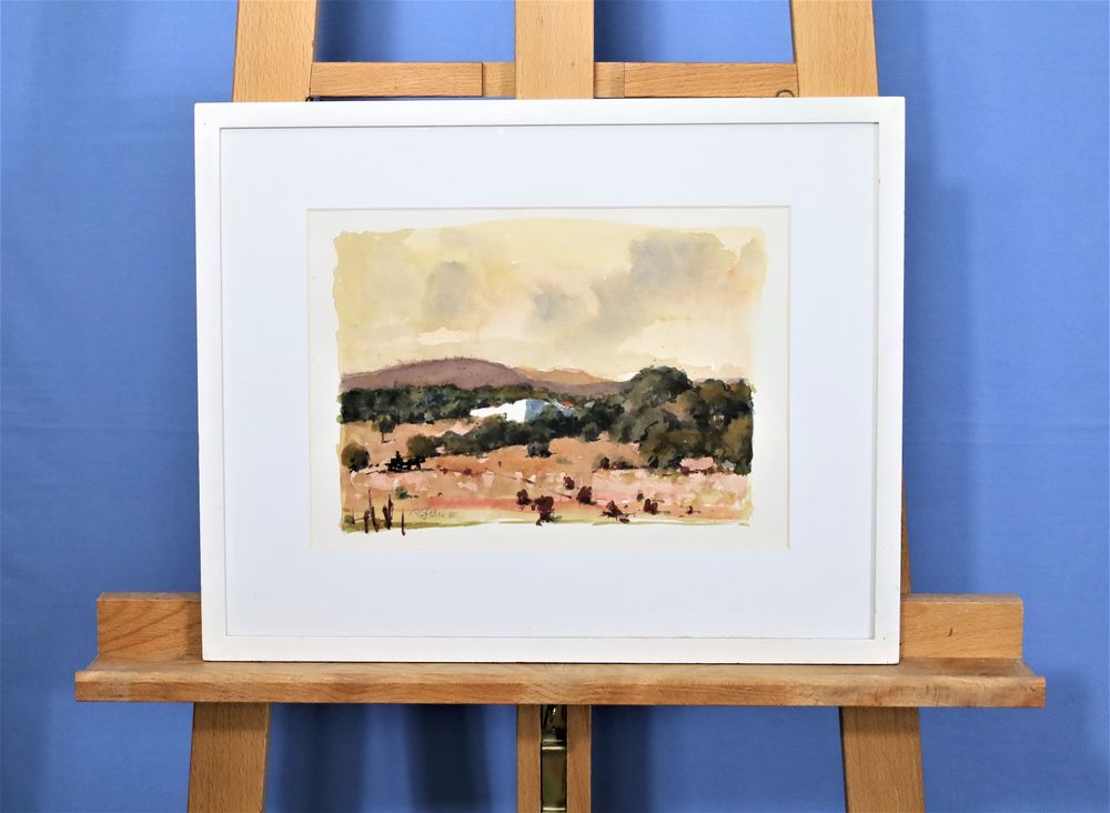 Rolf Gfeller (1926), Aquarell, signiert und datiert von 1985 | Kaufen auf Ricardo