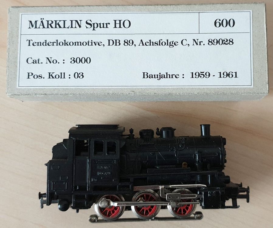 Märklin 3000 Dampflok DB 89, Digital | Kaufen auf Ricardo
