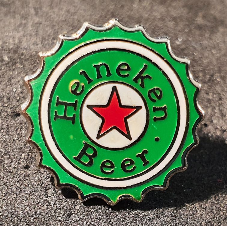 W242 - Pin Bier Deckel Kronkorken Heineken Beer (Gebraucht) in Reinach ...