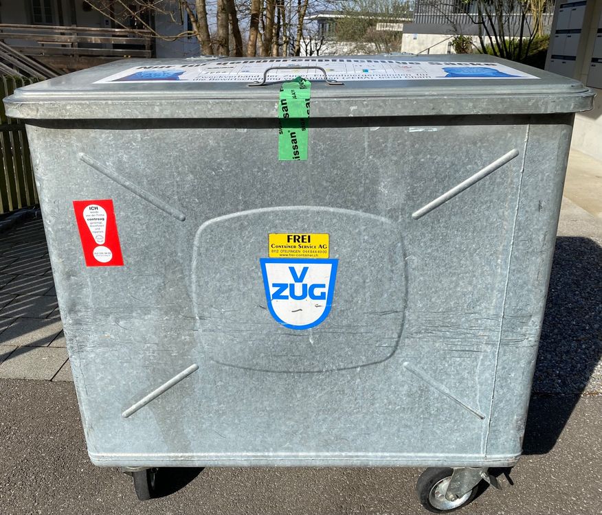 Abfallcontainer 800l, V-Zug (Gebraucht) in Zug für CHF 178 – nur Abholung auf Ricardo kaufen