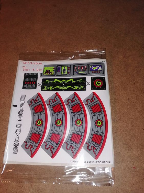 Lego stickers pour set 70504 (Neu (gemäss Beschreibung)) in La Tour de ...