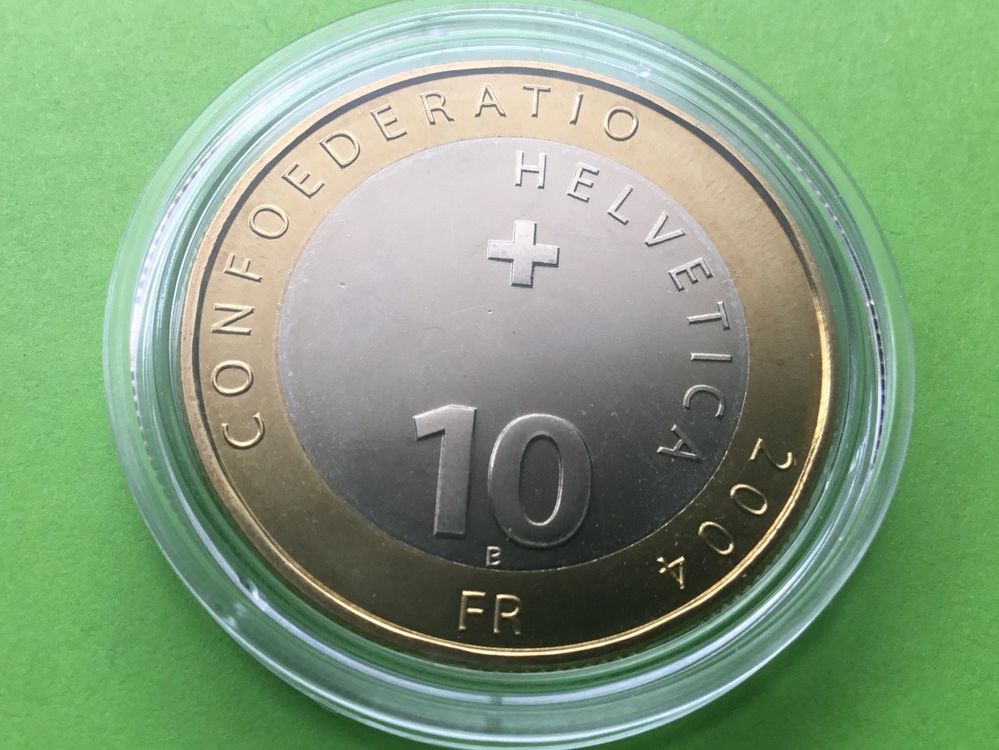 10 Franken Münze Matterhorn Cervina 2004 | Kaufen auf Ricardo