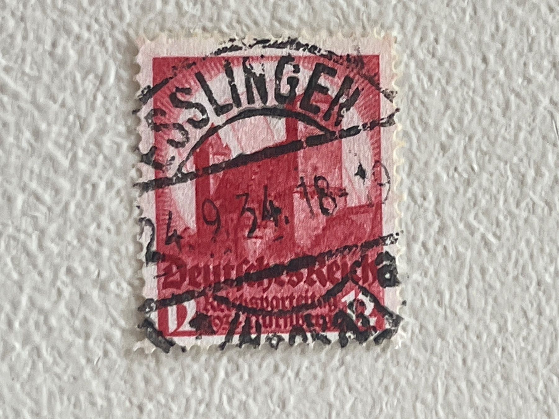 DR - Deutsche Reich / 3° Reich / Briefmarke (Gebraucht) in Chiasso für ...