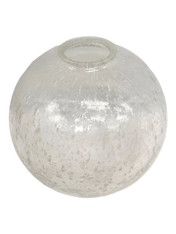 3x Appliques vintage laiton avec boules verre soufflé bullé (Gebraucht ...