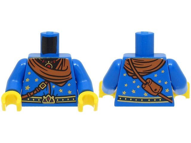 LEGO 973pb4741c01 Torso Wizard Robe with Gold and Dark Blue (Neu ...