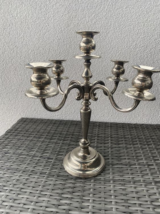 5-armiger massiver Kerzenständer (Gebraucht) in Balsthal für CHF 35 – mit Lieferung auf Ricardo ...