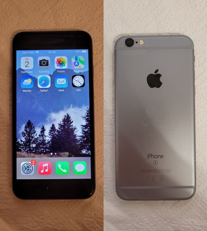 Apple Iphone 6s / A1688 / 32 GB / Silber / iOS 15.7.6 / #37 | Kaufen auf Ricardo
