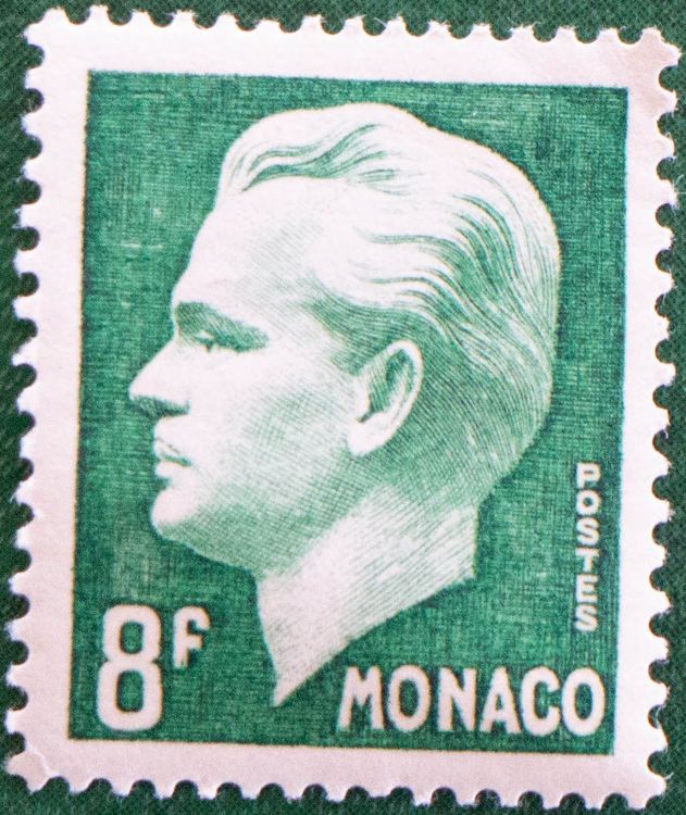 Monaco Briefmarke / Francobollo Principato di Monaco ab 1 C (Gebraucht ...