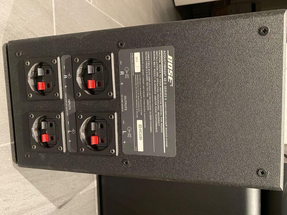 Bose Acoustimass SE-5 Series II (Gebraucht) in Radelfingen für CHF 34 ...