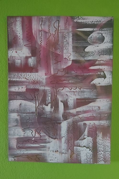 Bild, modernes Design, Unikat, von mir selbstgemalt 50×70 (Neu (gemäss Beschreibung)) in Riehen ...