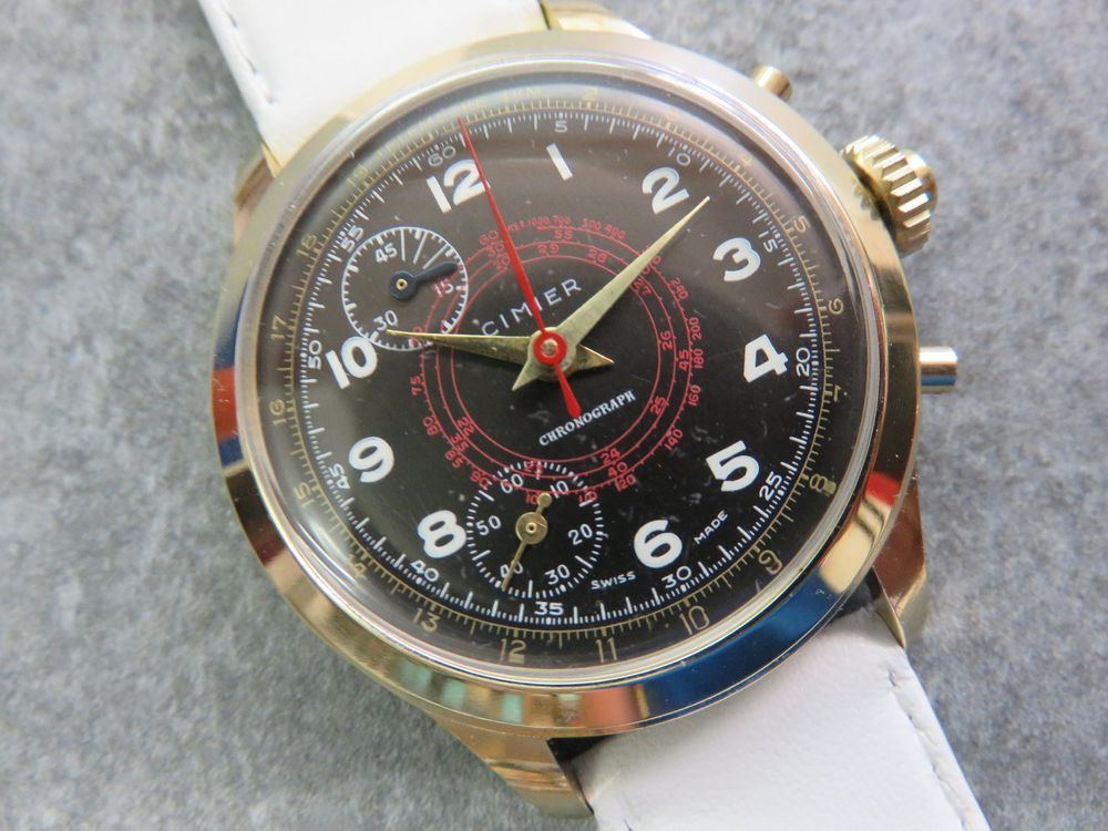 Ungebrauchte CIMIER Vintage Sport Chronograph 60erj. (Defekt) in ...