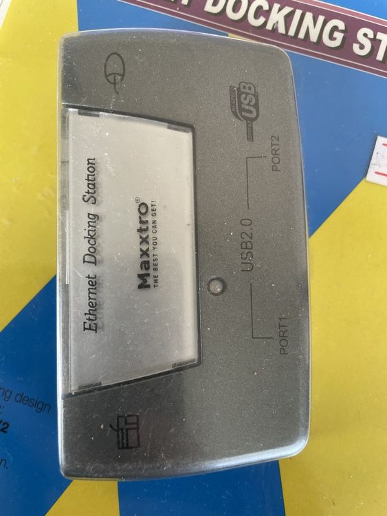 Ethernet Docking Station Mini Dock USB 2.0 PS2 - HUB PC MAC (Neu ...
