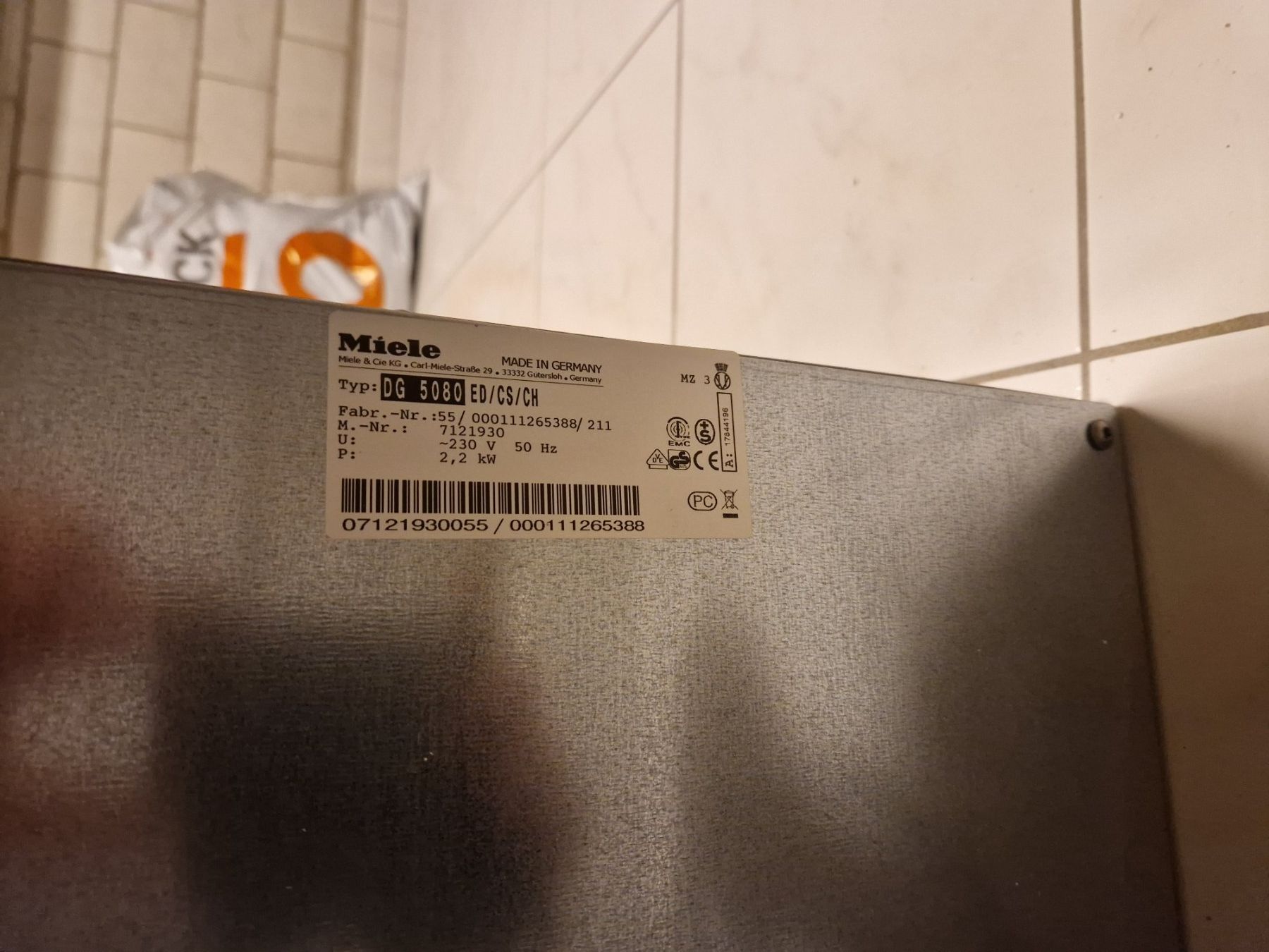 Miele DG 5080 Steamer (Gebraucht) in Effretikon für CHF 335 – nur ...