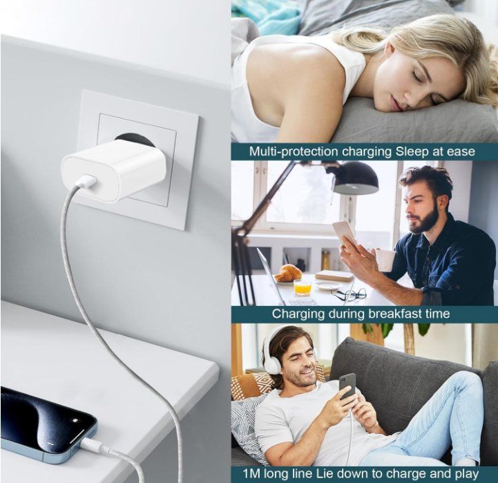 iPhone 16 15 USB C Schnellladegerät 20W Ladegerät 2Pack (Neu (gemäss ...