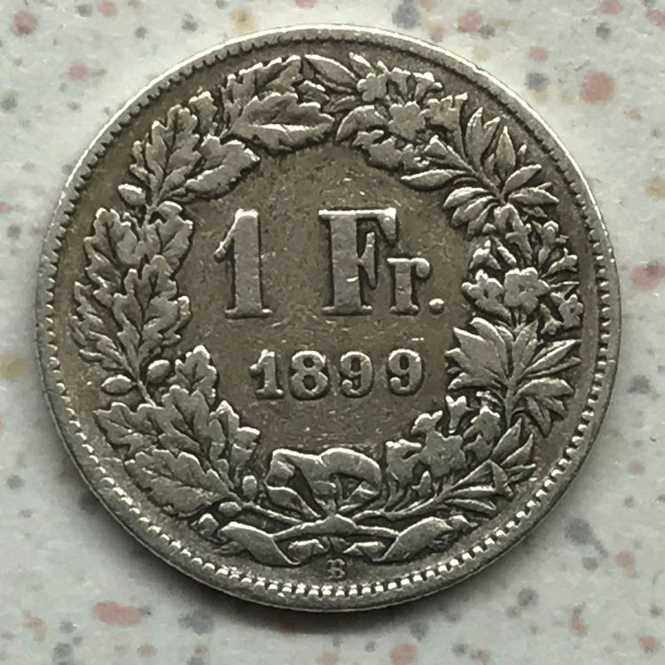 1899 1 Franken TOP-Jahrgang !!! (Gebraucht) in Winterthur für CHF 4.4 – mit Lieferung auf ...