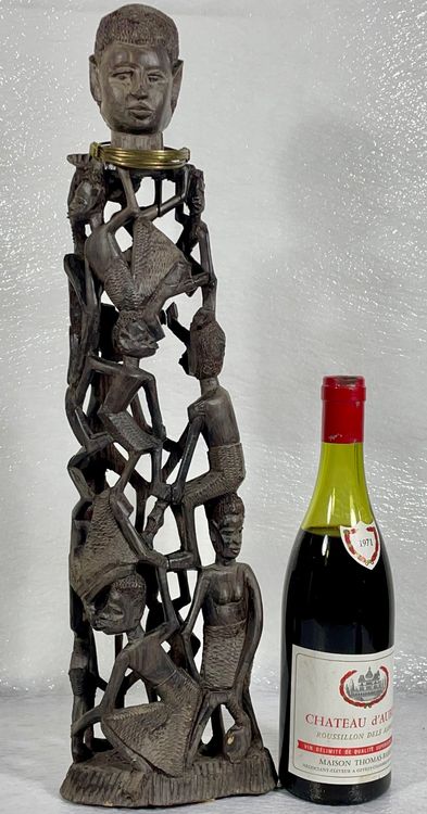 Alte Grosse Handgeschnitzte Afrikanische Holz Skulptur Mono. (Gebraucht) in Root für CHF 10 ...