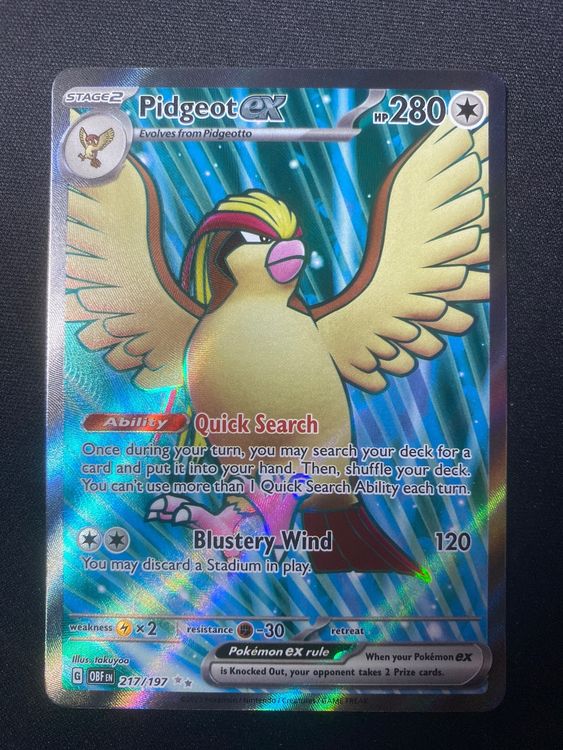 Pidgeot ex 217/197 - Obsidian Flames - EN | Kaufen auf Ricardo